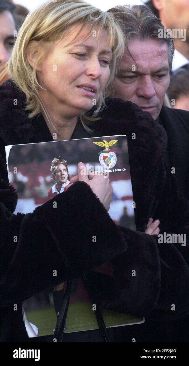 Aniko, left, and Miklos Feher, right, the parents of Miklos Feher, who ...