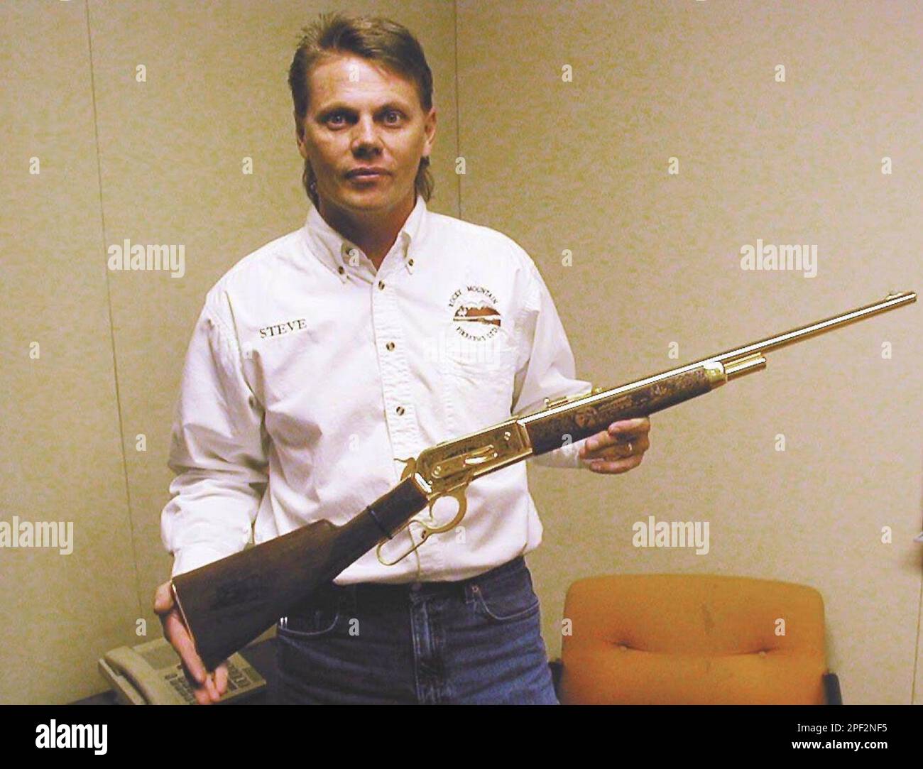 Steve Pierson, of Rocky Mountain Firearms Ltd., shown here on Jan. 21 ...