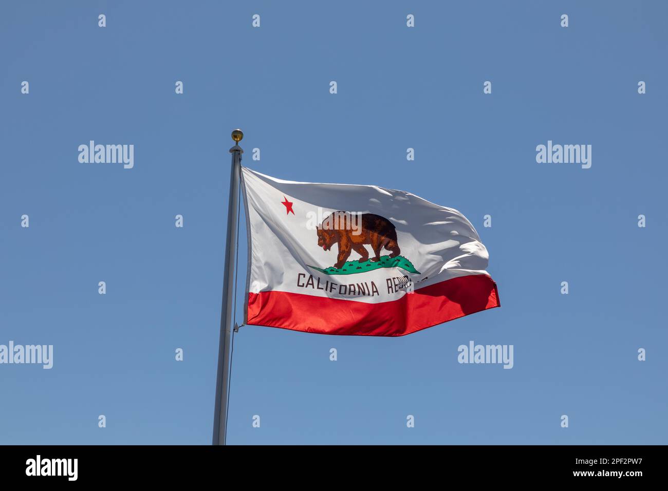 California bear republic flag hi-res stock photography and images - Alamy