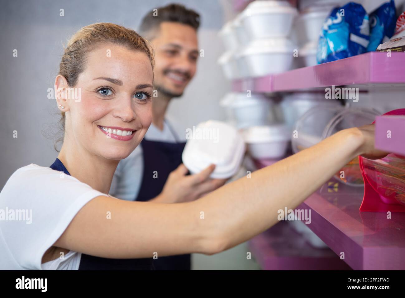 Canteen school counter hi-res stock photography and images - Alamy
