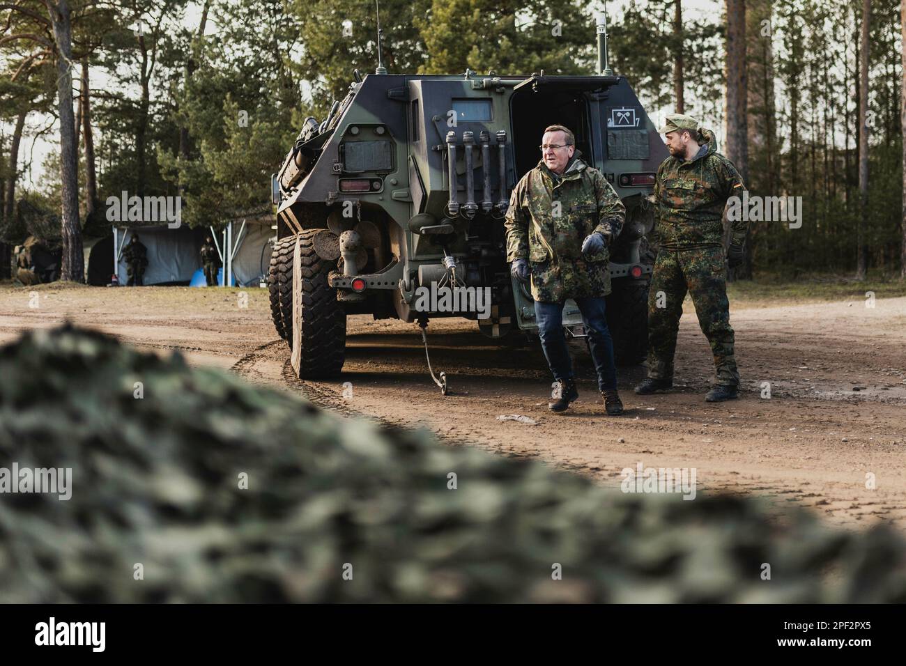 Boris Pistorius (SPD), Federal Minister of Defence, photographed as ...