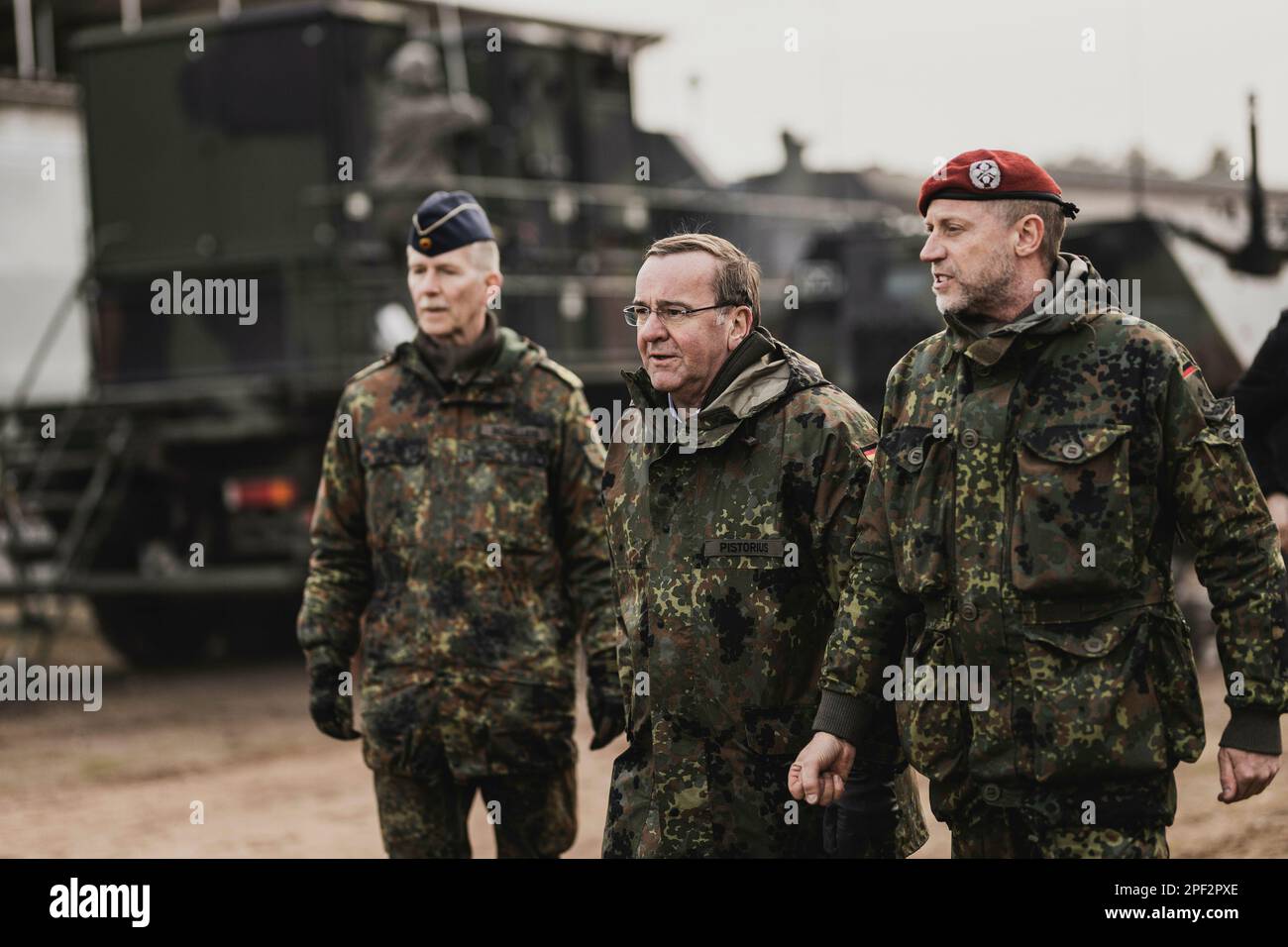 Boris Pistorius (SPD), Federal Minister of Defence, photographed as ...