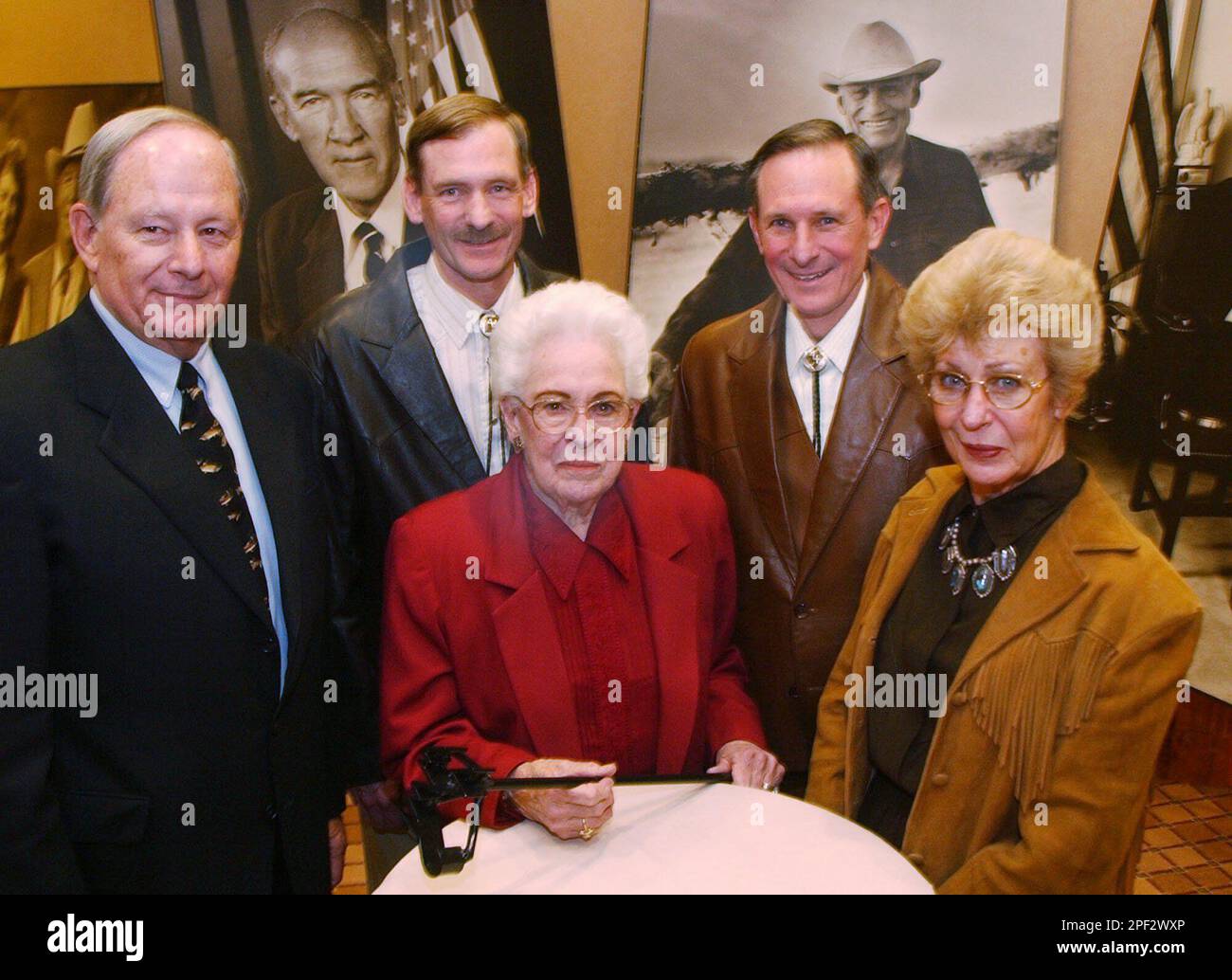 Jean True, center, is surrounded by her four children, from left, Hank ...