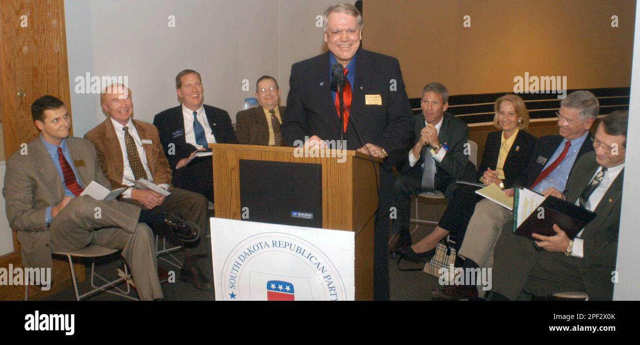 Republican congressional candidates from left, Larry Russell, Gary ...