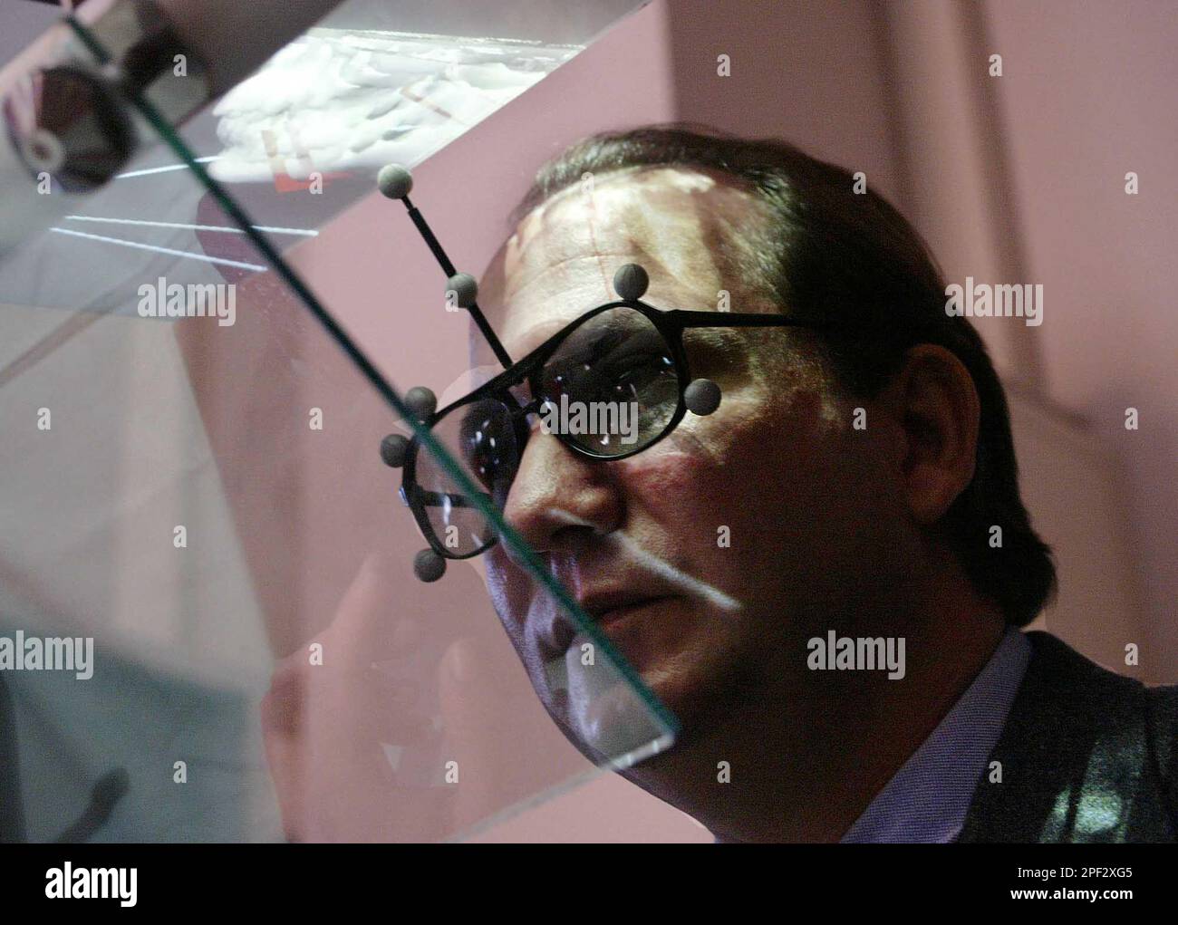 Robert Sader, surgeon at the Fraunhofer Institute, sits at the new ...