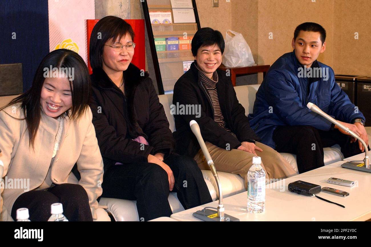 Four children belonging to Japanese leftist radicals exiled in North ...