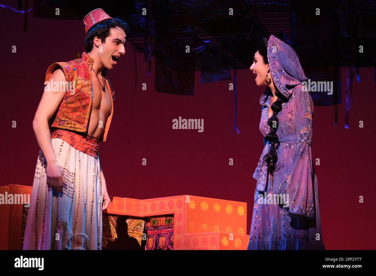 Madrid, Spain. 16th Mar, 2023. Jana Gomez and Roc Bernadí perform ...