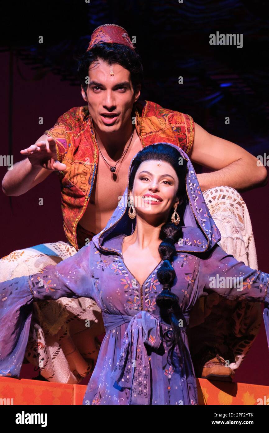 Madrid, Spain. 16th Mar, 2023. Jana Gomez and Roc Bernadí perform ...