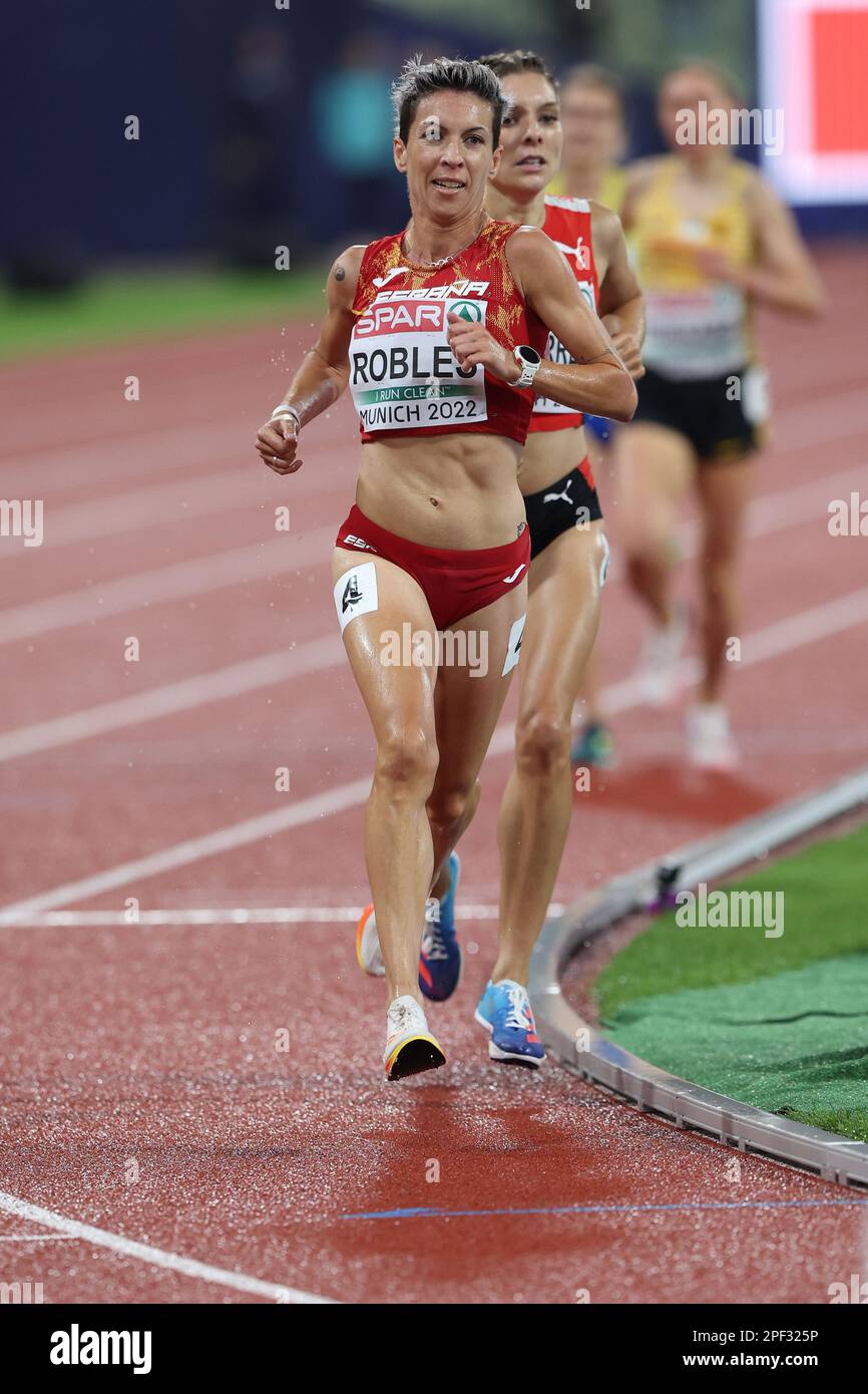 Carolina ROBLES in the 3000m Steeplechase Final at the European ...