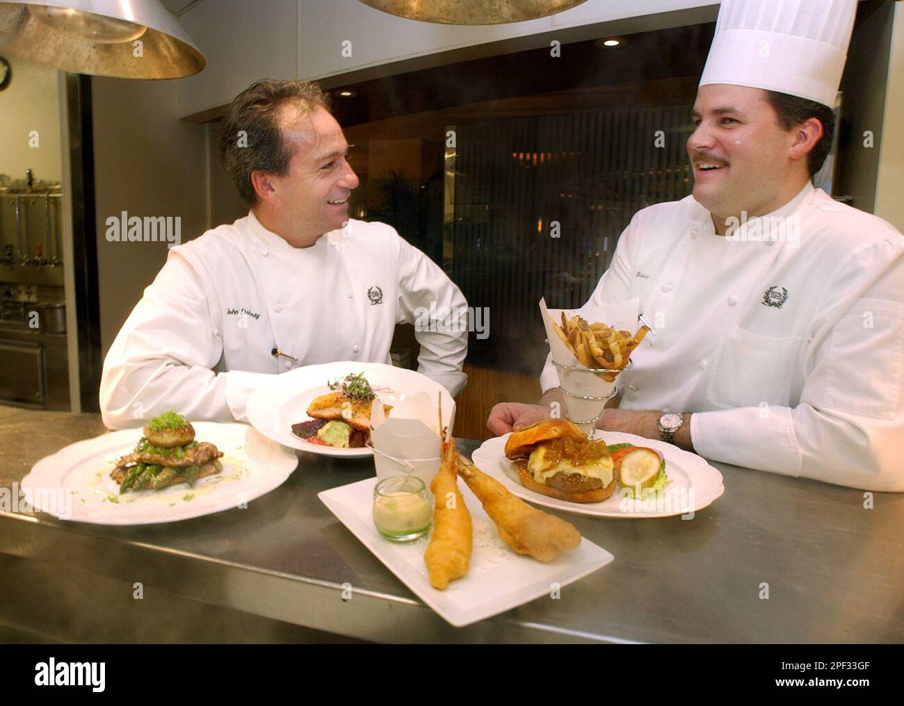 ** FOR USE WITH AP WEEKLY FEATURES ** Executive chef John Doherty, left ...
