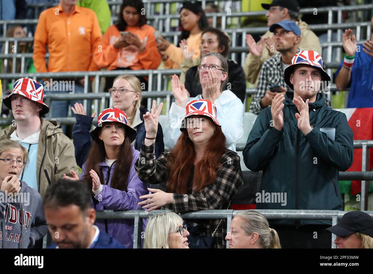 Great Britain fans at the European Athletics Championship 2022 Stock ...