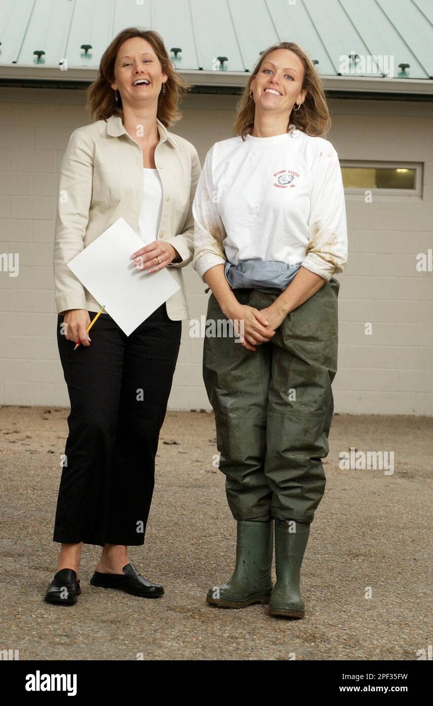Sisters Annette Bevans Terry, left, and Margaret Ransone pose Nov. 7 ...