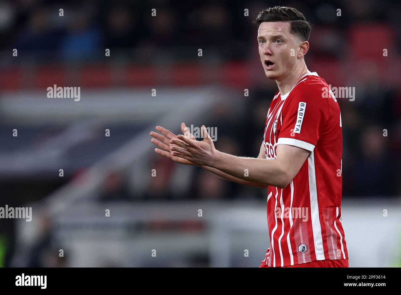 Michael Gregoritsch of Sc Freiburg gestures during the Uefa Europa ...