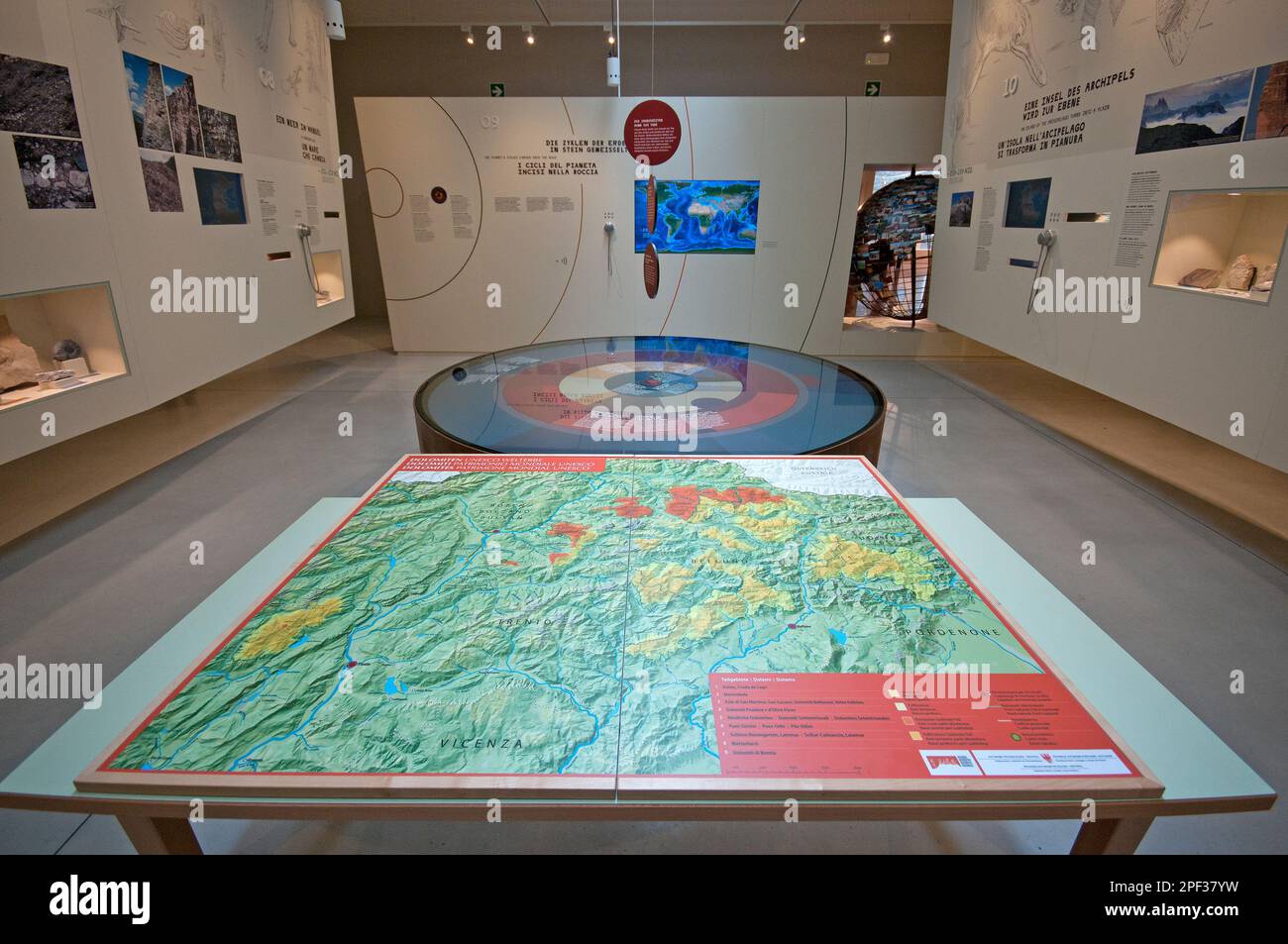 Visitor Centre of Tre Cime Natural Park in the former Grand Hotel ...