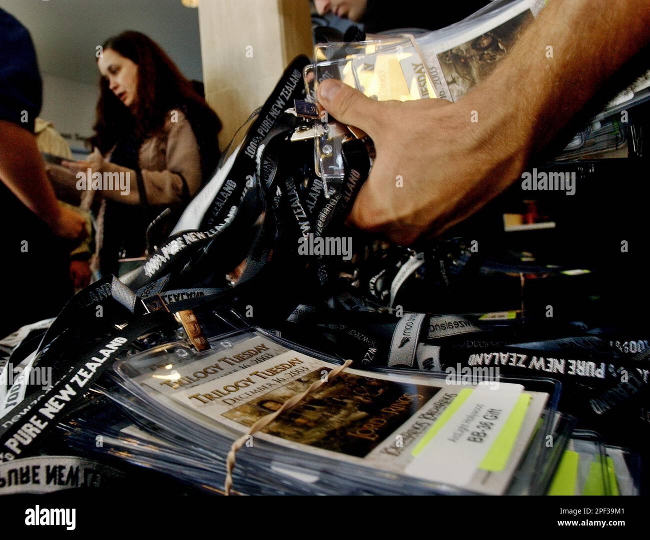 Credentials for the Lord of the Rings trilogy are distributed to ...