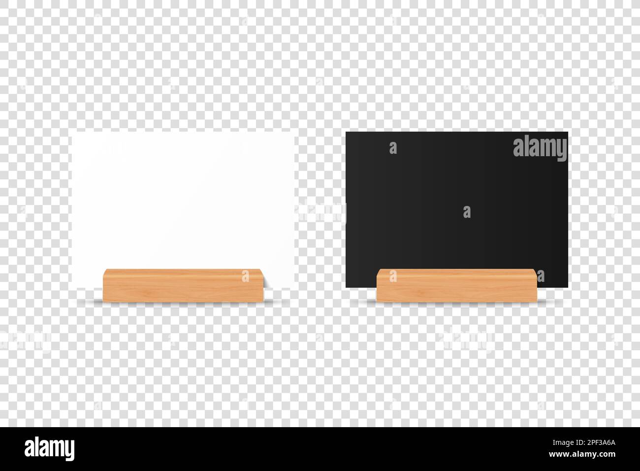 Vector 3d Realistic White and Black Horizontal A4, A5 Blank Paper Sheet ...