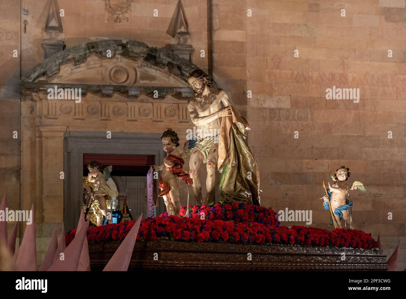 Procession of Holy Wednesday, Our Father Jesus Flagellated of Salamanca ...