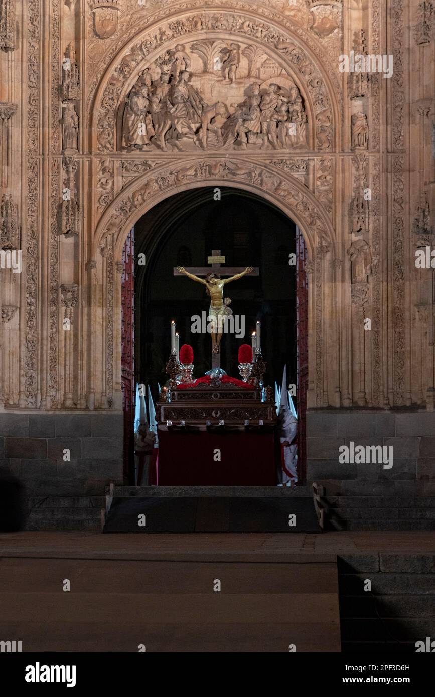 Holy Thursday Procession, Christ of the Redeeming Agony in Salamanca ...
