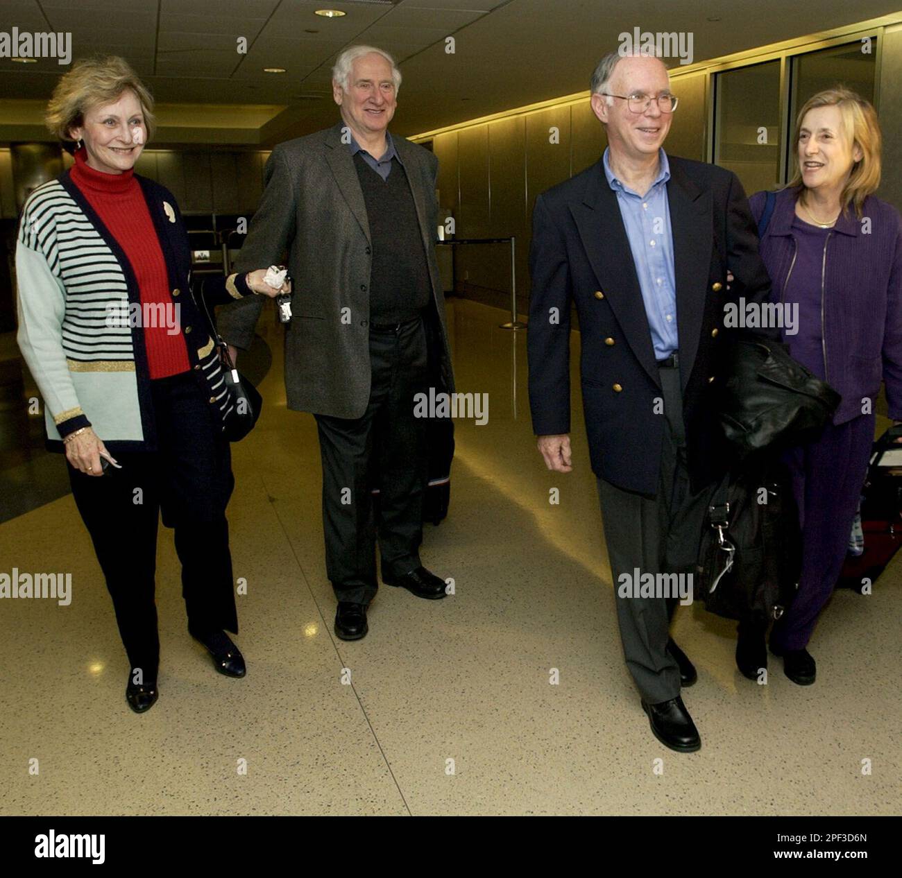 Elise Schipper,left, with her husband Leon, of Sherman Oaks, Calif ...