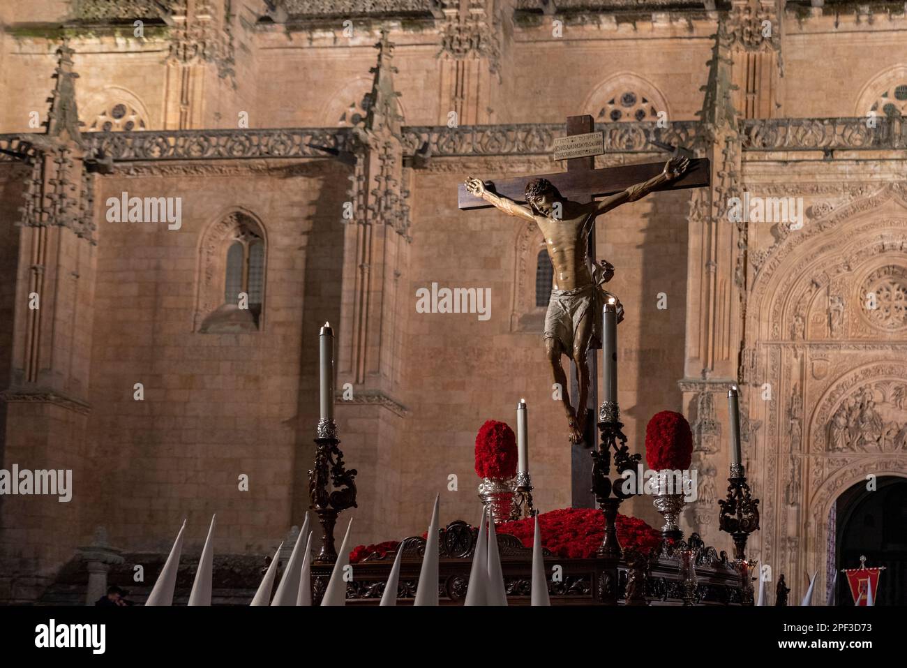 Holy Thursday Procession, Christ of the Redeeming Agony in Salamanca ...