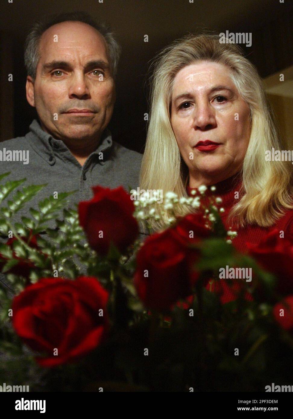 Doug Magness, left, poses with his wife Barbara Magness in front of a ...
