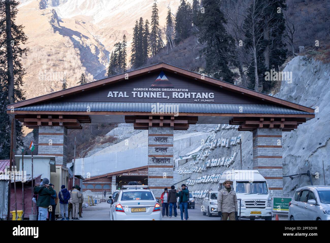 South portal of worlds longest high altitude tunnel the atal tunnel ...