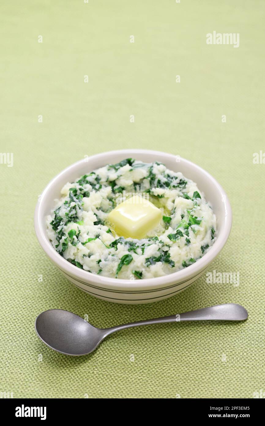 colcannon, Irish mashed potato, green food recipe for st.patrick’s day ...
