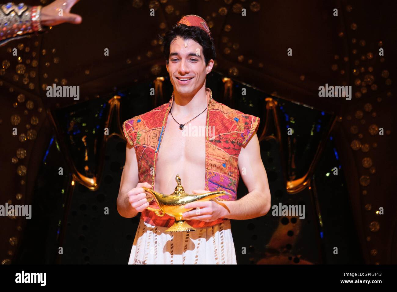 Madrid, Spain. 16th Mar, 2023. Roc Bernadí performs during the musical ...