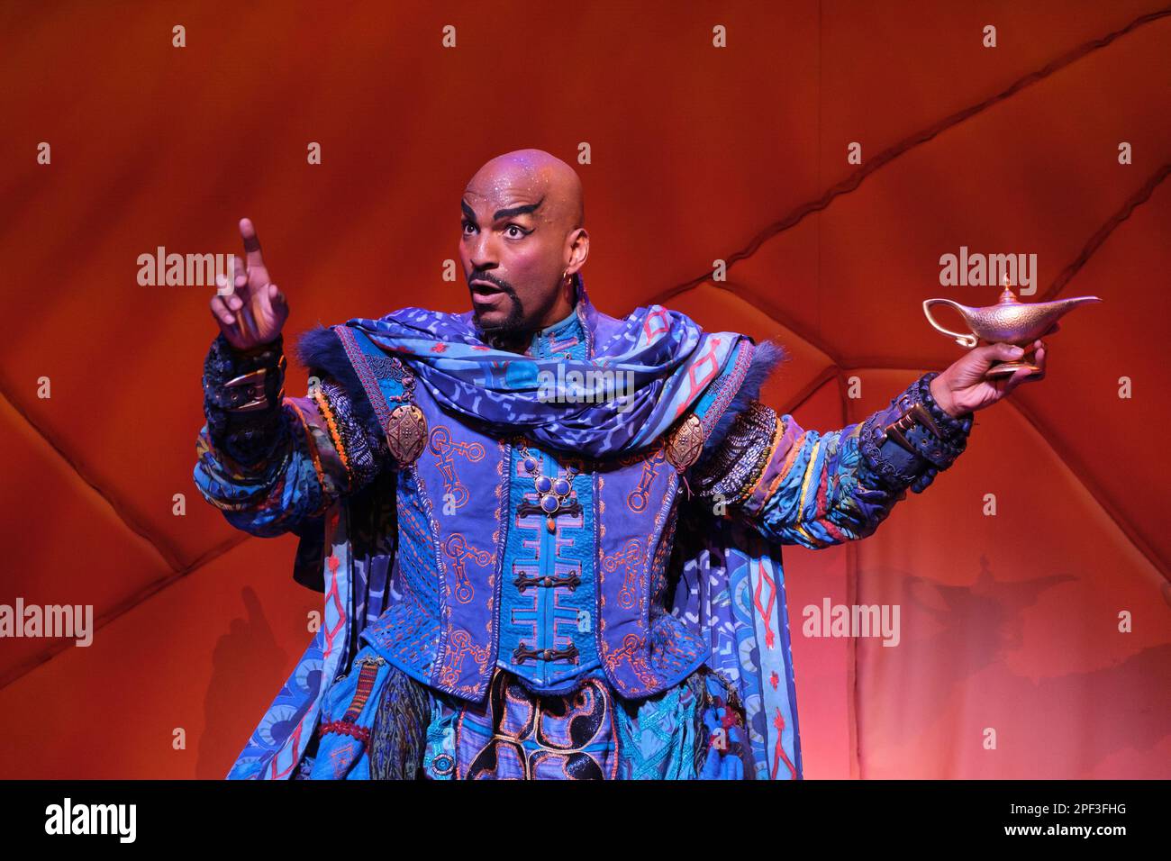 Madrid, Spain. 16th Mar, 2023. David Comrie performs during the musical ...