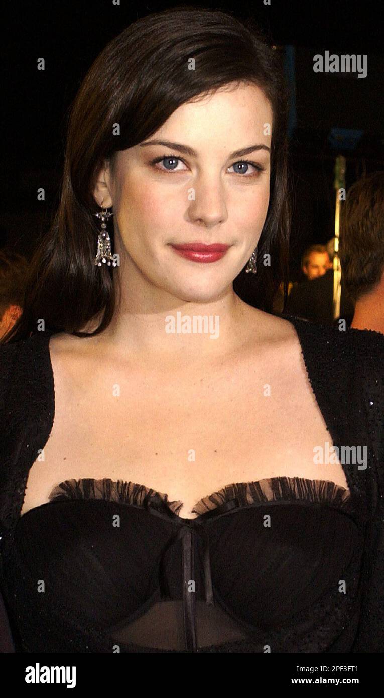 Actress Liv Tyler poses as she arrives for the world premiere of "Lord ...