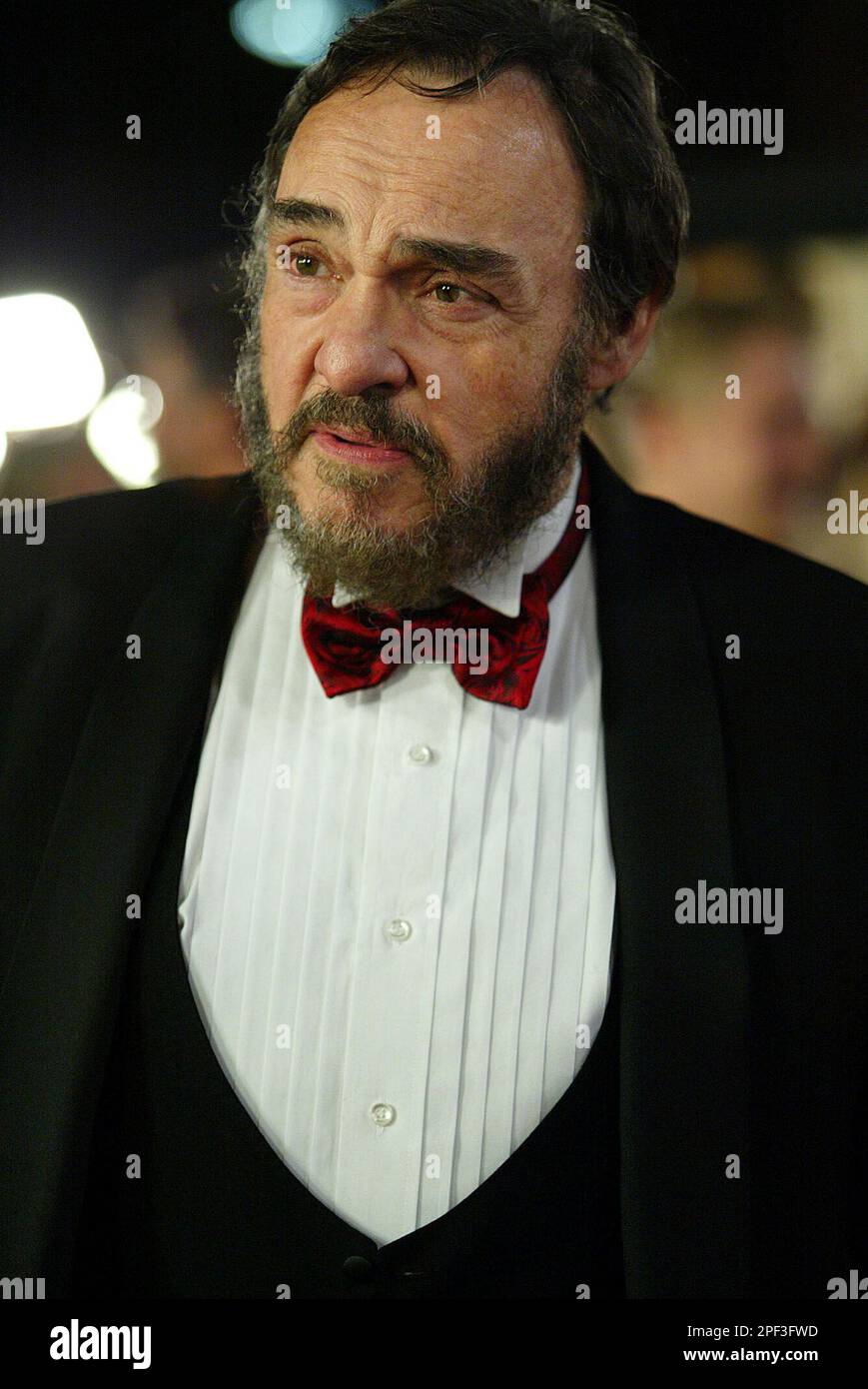 Actor John Rhys-Davies poses as he arrives for the world premiere of ...