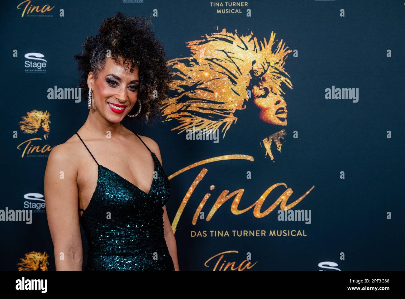 Stuttgart, Germany. 16th Mar, 2023. Charlotte Looman, Tina Turner actress, comes to the premiere ...