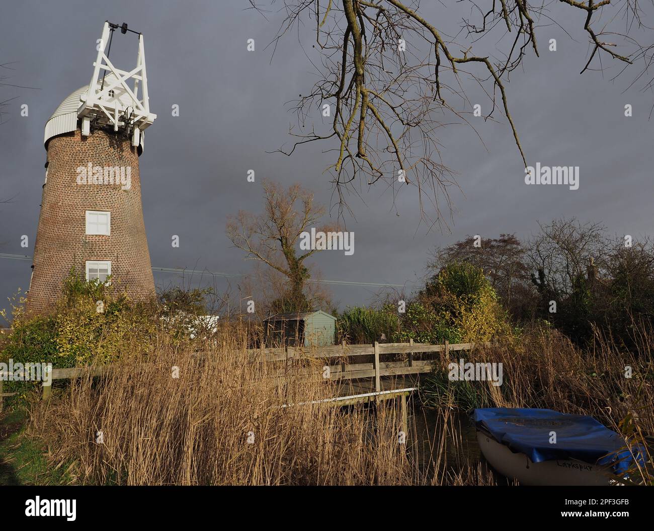 High's Drainage Mill, Potter Heigham, Norfolk Broads Stock Photo - Alamy