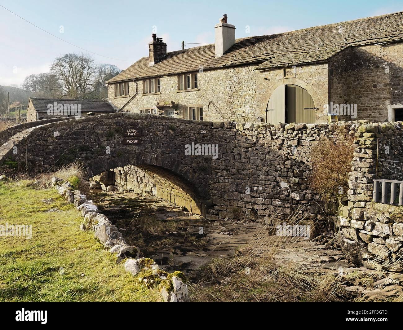 Bridge Farm, Foxup, Littondale, Yorkshire Dales Stock Photo - Alamy