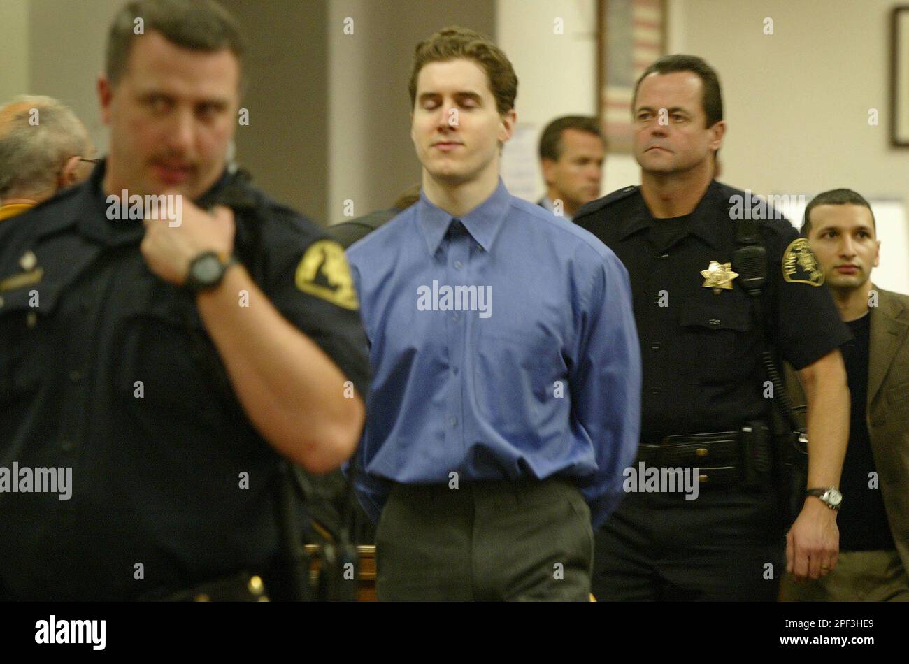 Sebastian Burns, second from left, and co-defendant Atif Rafay, far ...