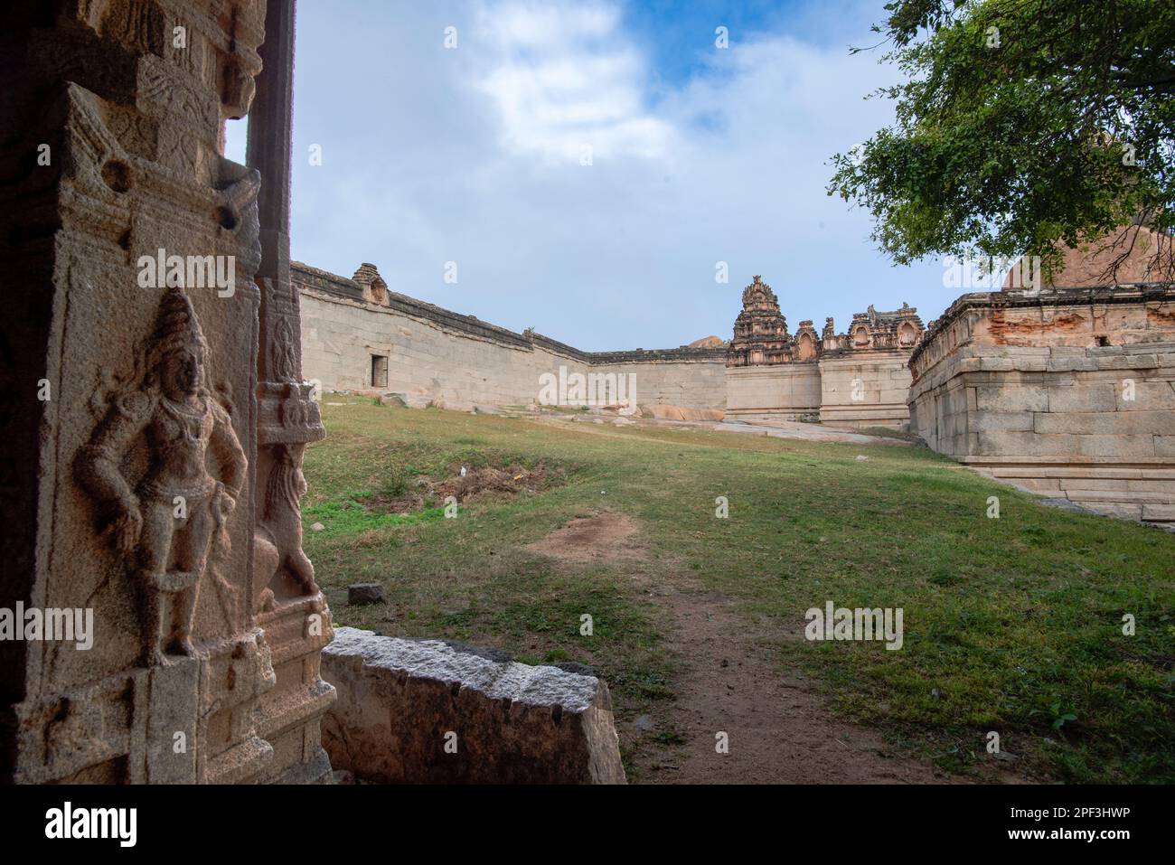 Raghunatha Temple on Malyavanta Hill in Hampi. Hampi, the capital of ...