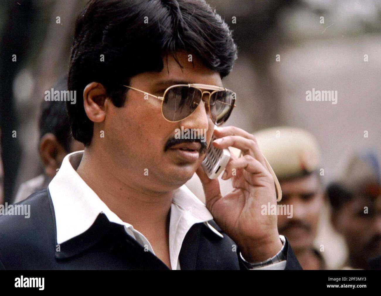 Indian state of Uttar Pradesh legislator Raghu Raj Pratap Singh speaks ...