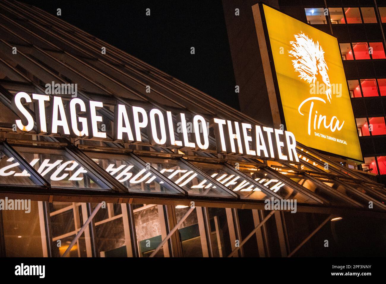Stuttgart, Germany. 16th Mar, 2023. The entrance of the Stage Apollo ...
