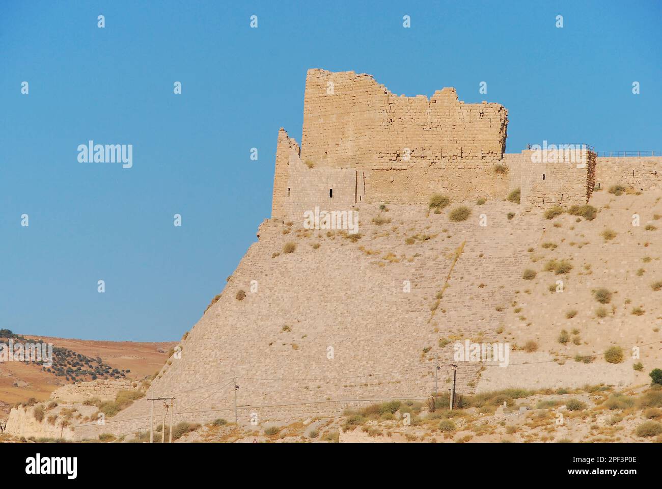Kerak Castle in Al Karak, Jordan Stock Photo - Alamy