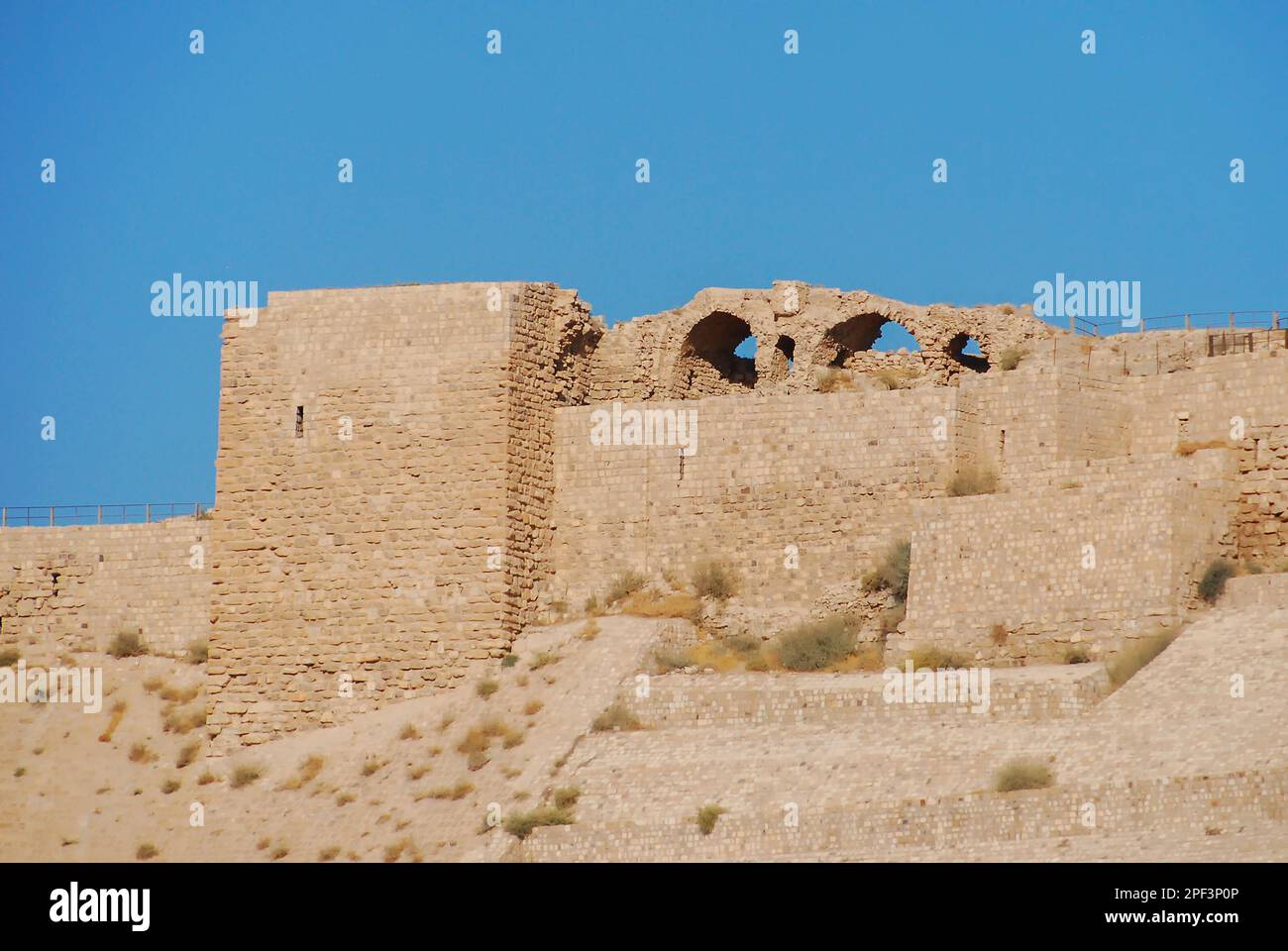 Kerak Castle in Al Karak, Jordan Stock Photo - Alamy