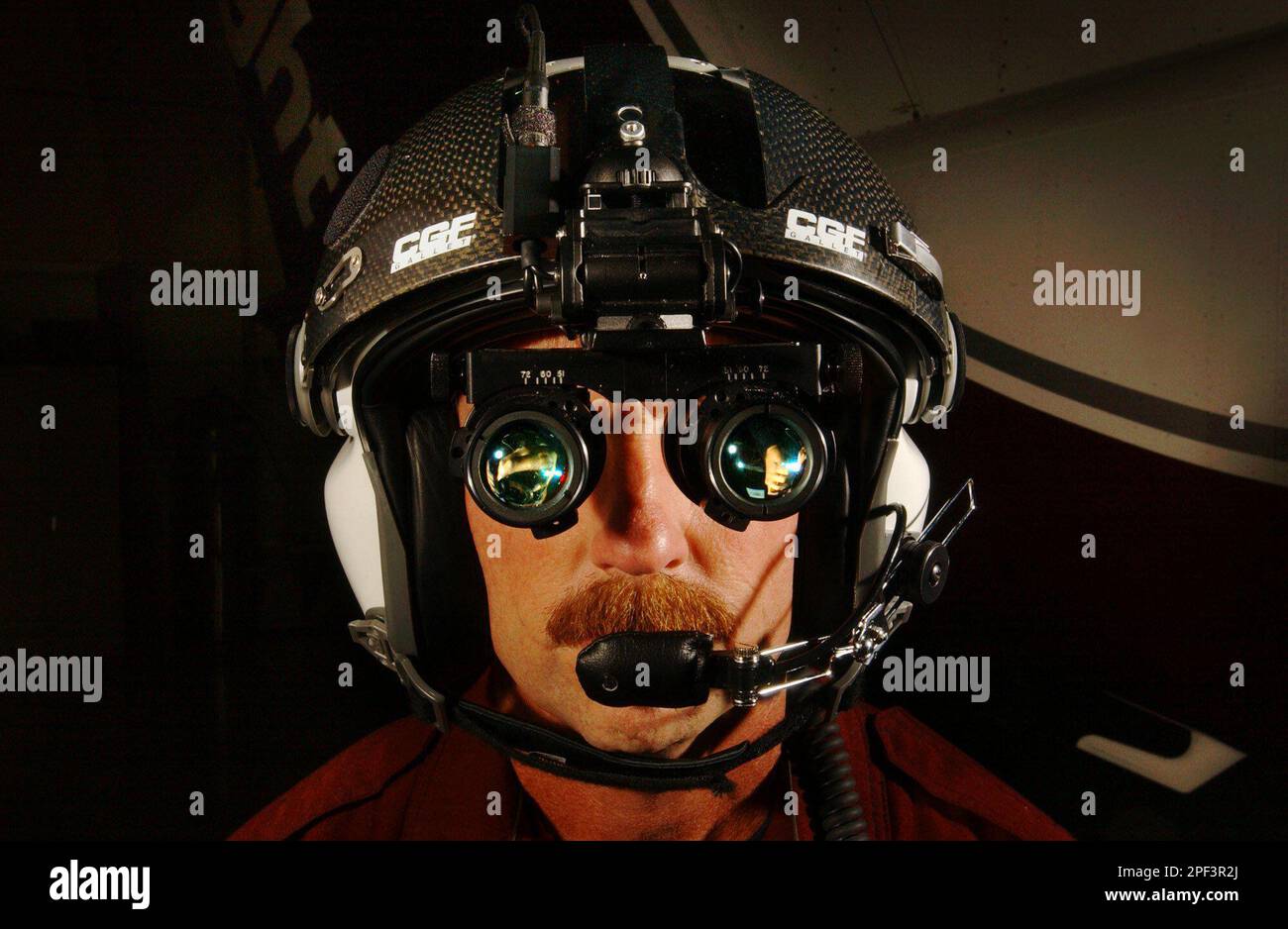 Saint Alphonsus Hospital Life Flight pilot Brian Toomey shows off a new ...