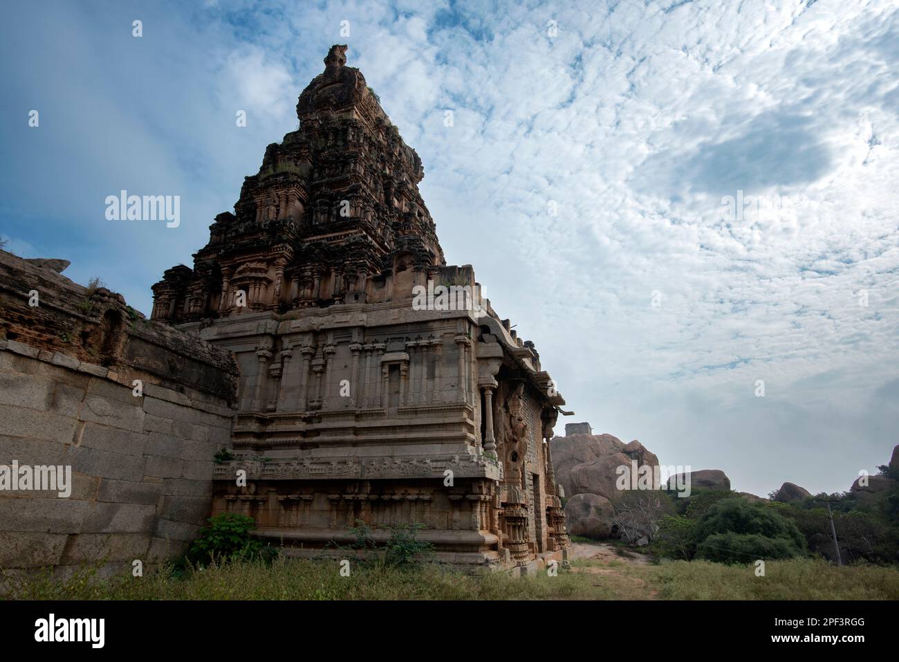 Raghunatha Temple on Malyavanta Hill in Hampi. Hampi, the capital of ...