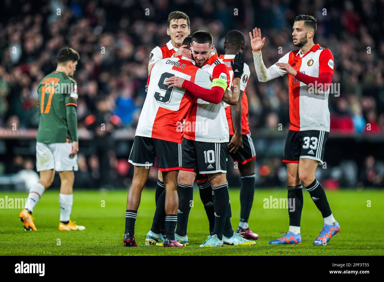 Rotterdam - Danilo Pereira da Silva of Feyenoord celebrates the 7-0 ...
