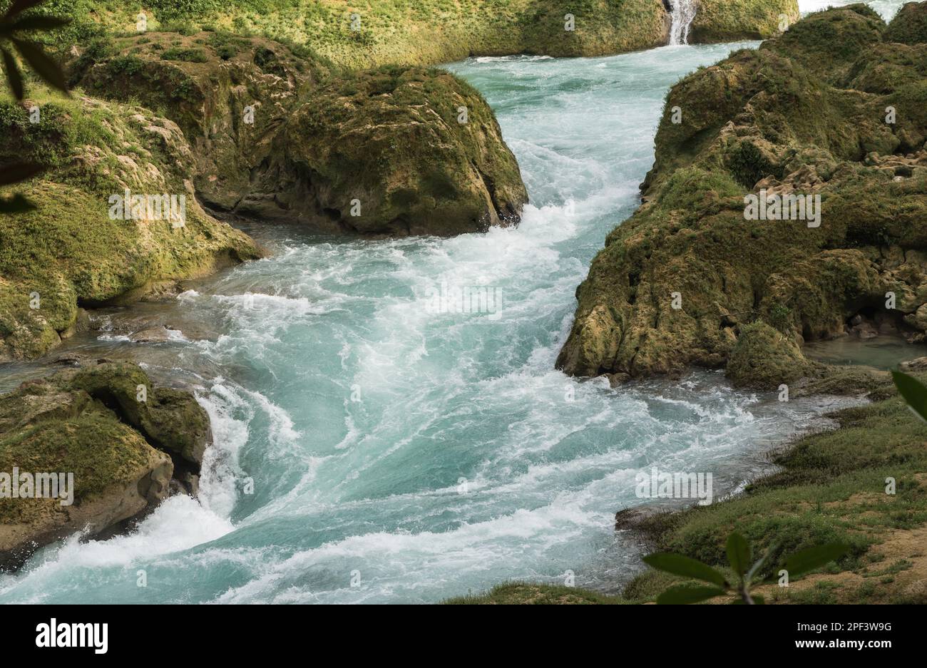 River at Las Nubes, Chiapas State, Mexico Stock Photo - Alamy