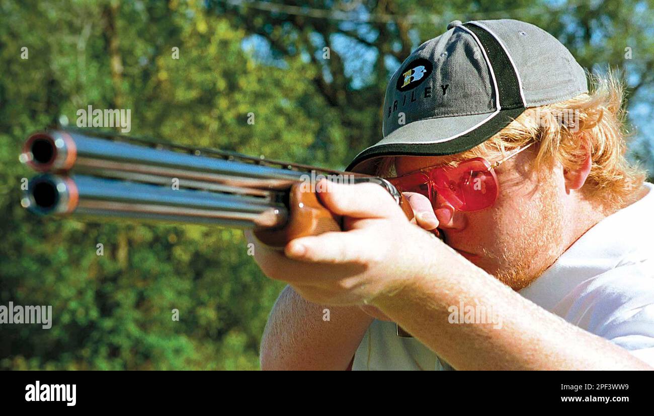 Stewart McCoin, 17-year-old New Lima High School senior, aims as he ...