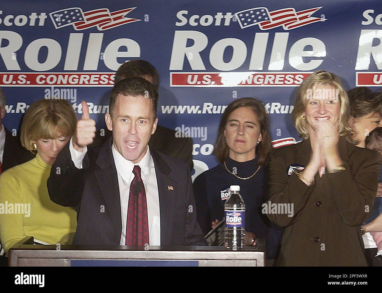 Frederick County State's Attorney Scott Rolle, second from left, gives ...