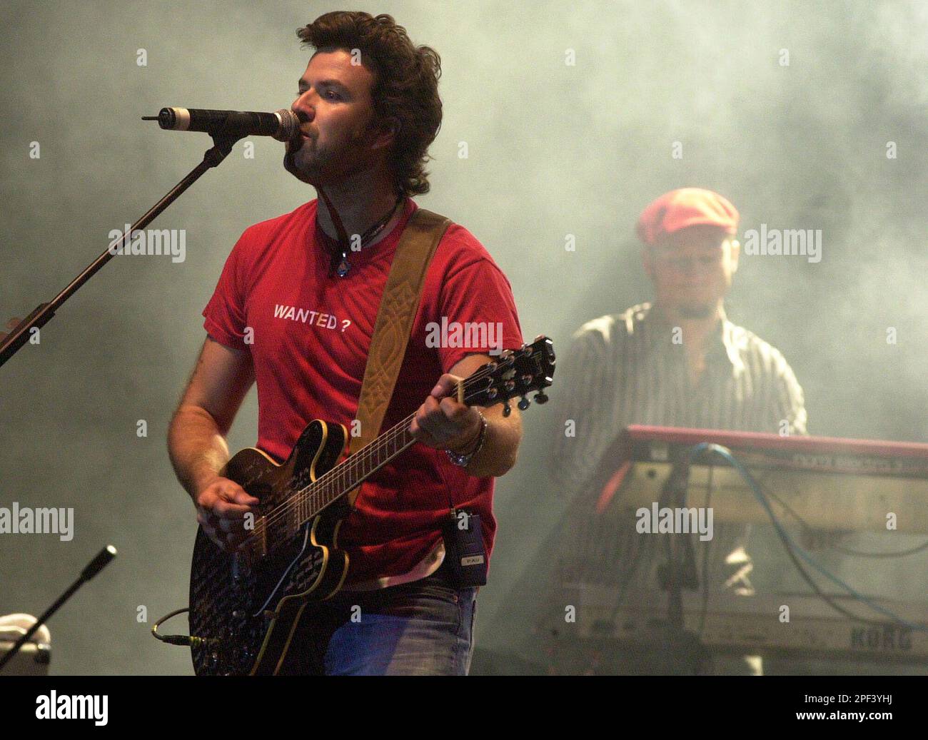 Spain's Pau Dones, vocalist of the band Jarabe de Palo's, performs ...