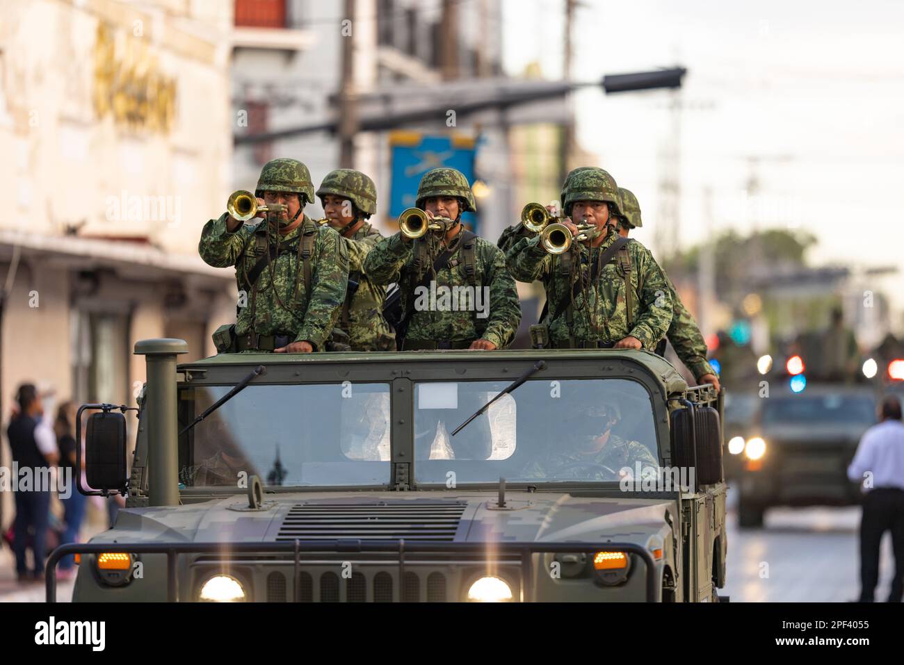 Matamoros, Tamaulipas, Mexico - September 16, 2022: Desfile 16 de ...