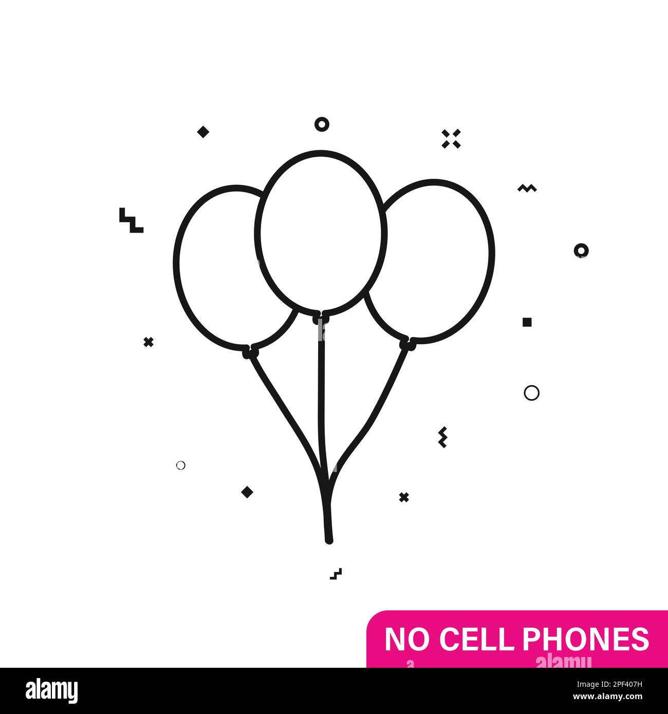 Black baloons Stock Vector Images - Alamy