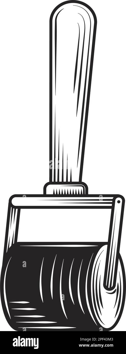 paint roller art doodle Stock Vector Image & Art - Alamy